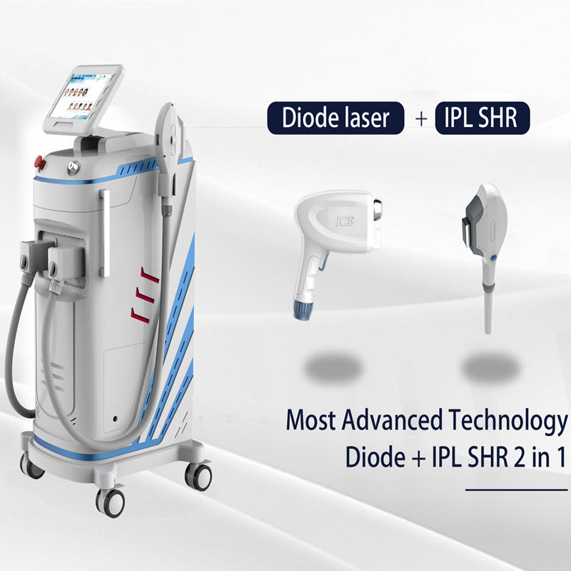 755nm 808nm 1064nm Multi Function Laser 2 Handpiece 10 - 400ms Pulse ...