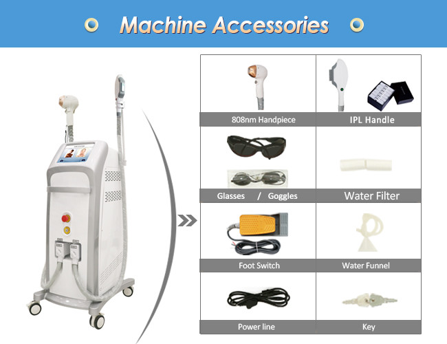 480nm Acne Ipl SHR Diode Laser Hair Removal Permanent Skin Rejuvenation ...